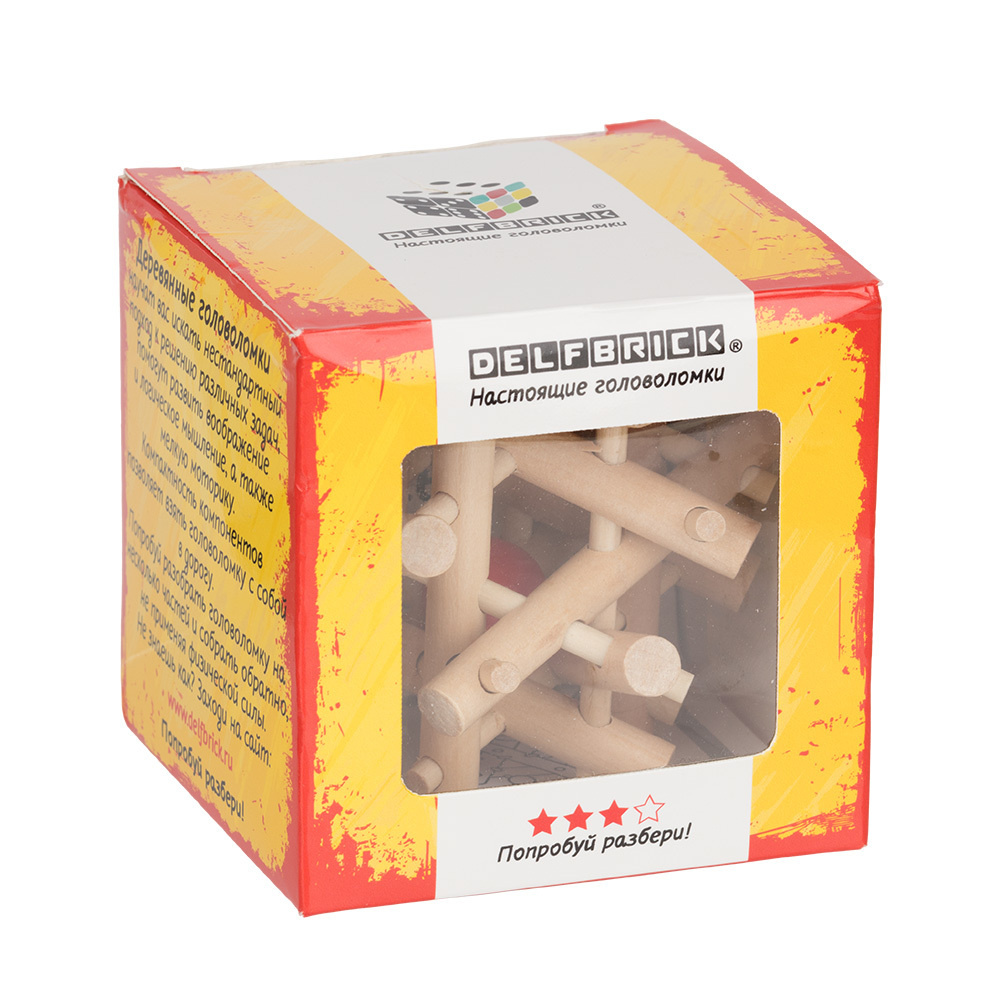 Головоломка деревянная DELFBRICK "12 сестер" (24 элемента) — купить в ...